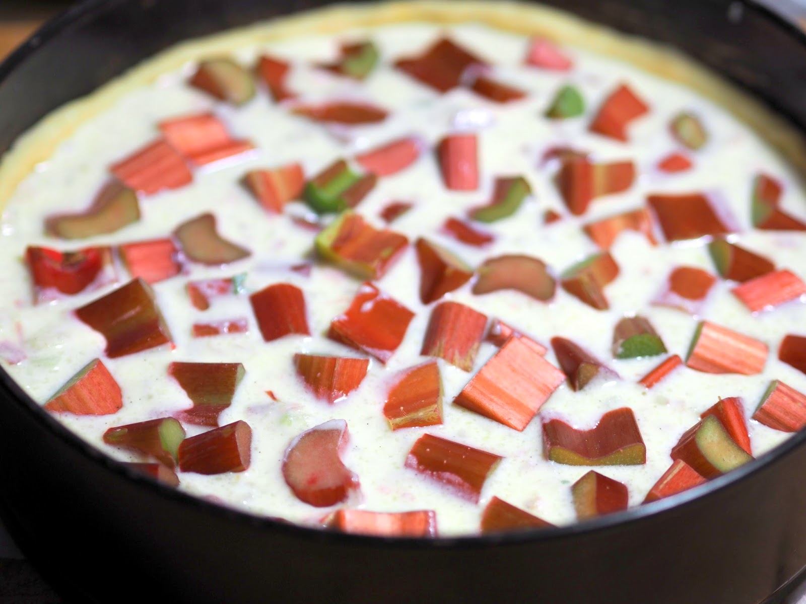 Smooth and cooking : REBARBOROVÝ KOLÁČ S RICOTTOU