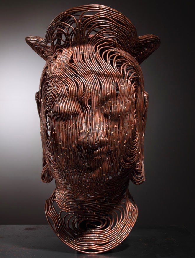 20 Awesome Aluminum Wire Sculpture's by Seung Mo Park