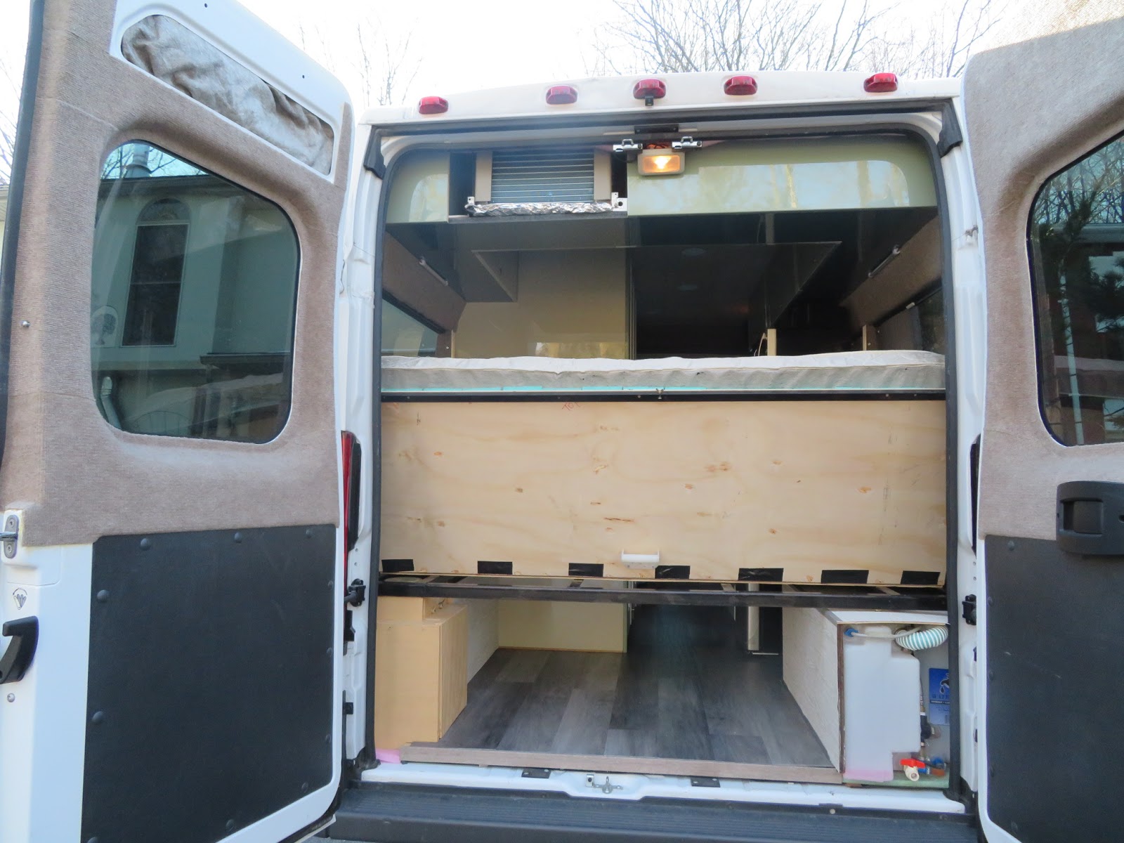 Ultimate Promaster Conversion: Finishing: Transformable Bed