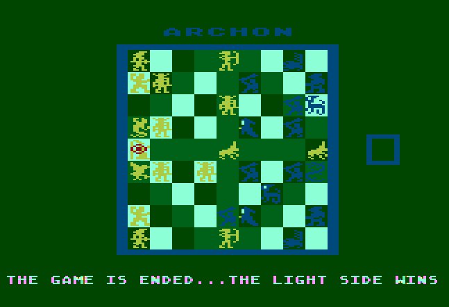 The Video Game Fanatic: Atari emulator -> Archon