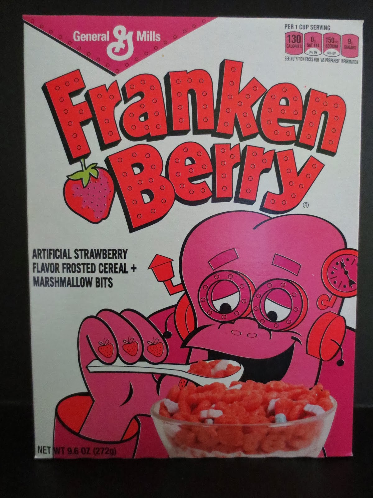 Frankenberry Cereal Box