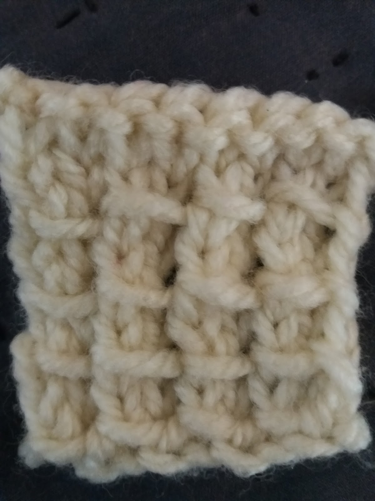 Knit and crochet: Bamboo stitch