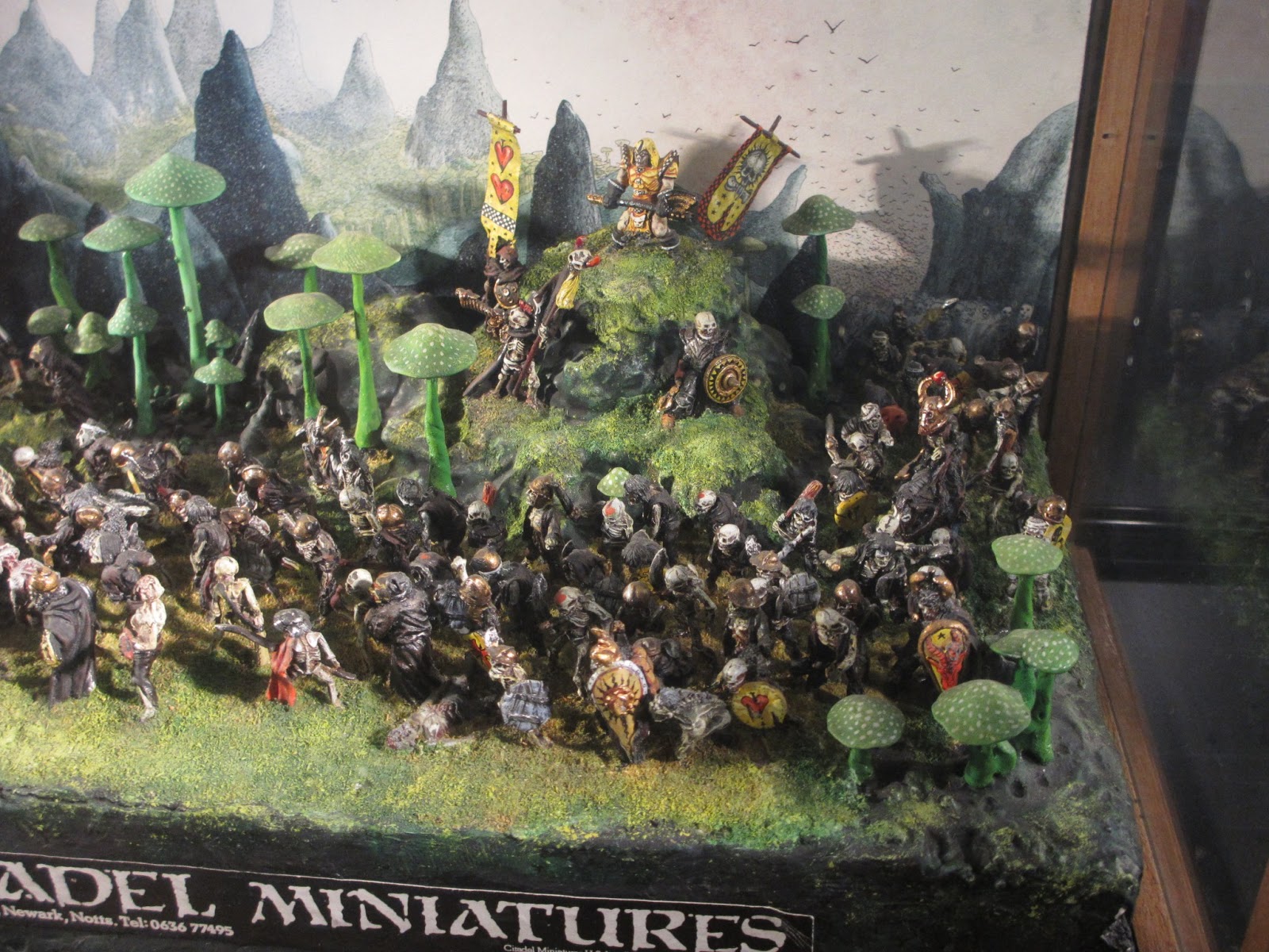 Eldritch Epistles: John Blanche undead diorama at Warhammer World ...
