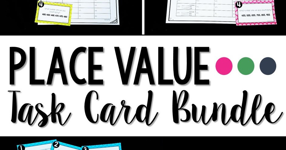 Place Value Task Cards (Printable and Digital) | Sara J Creations