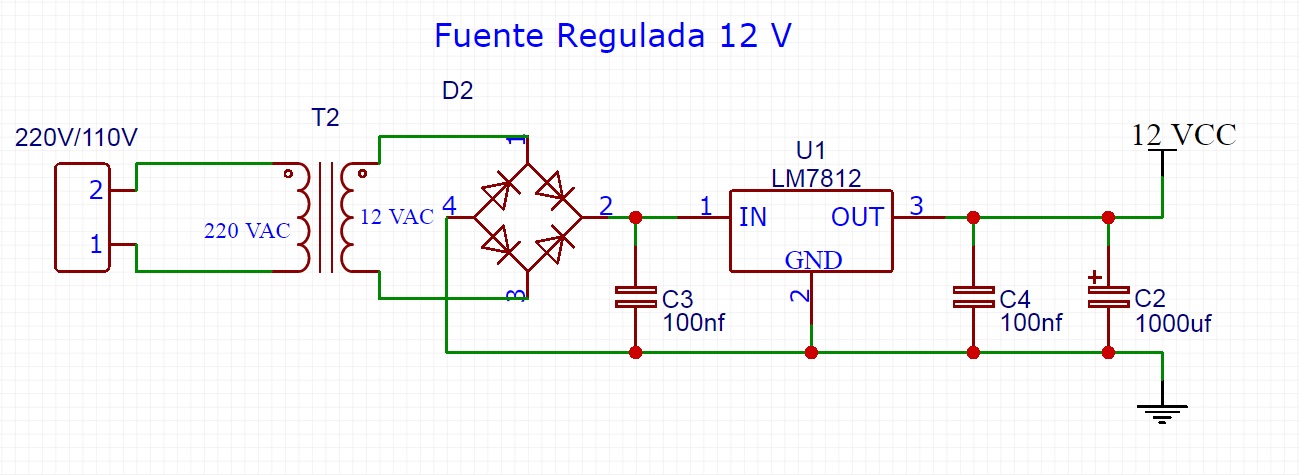 Electrónica Básica: Proyecto: Fuente 12 V