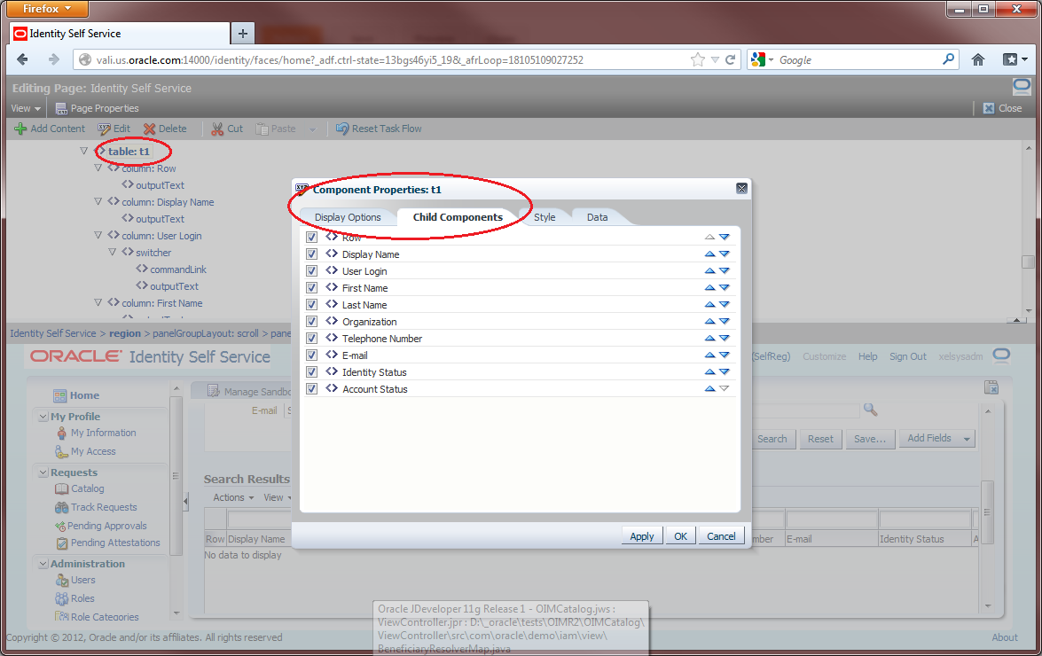 Oracle Fusion Middleware Security Oim 11g R2 Ui Customization
