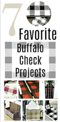 Seven Stenciled Buffalo Check Projects