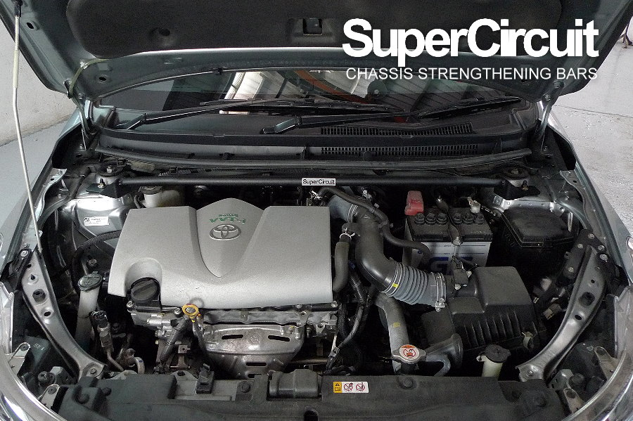 SUPERCIRCUIT CHASSIS STRENGTHENING BARS: Toyota Vios (NCP151) Front ...