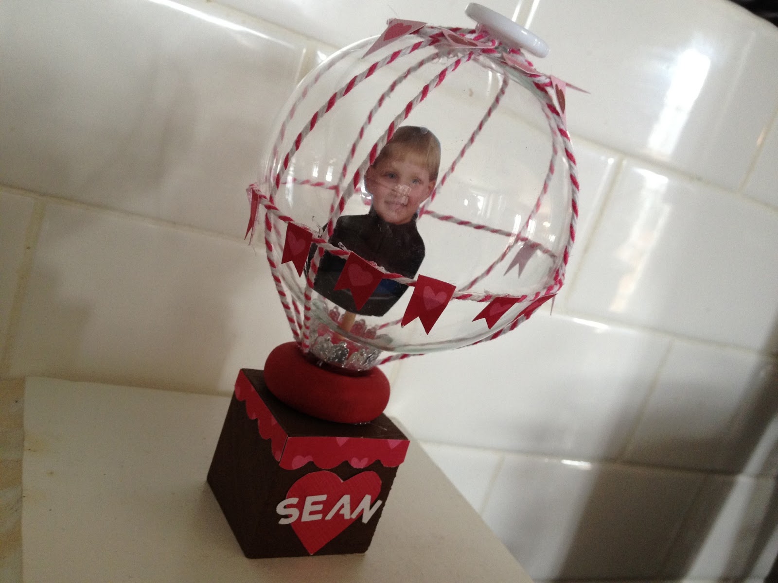 Pinkapotamus: Hot Air Balloon Valentine