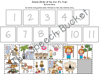 The Speech Bucket: A strike at the zoo? Not during our zoo trip!