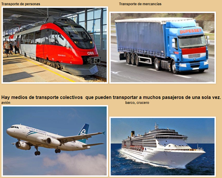 Terceros, Cuartos y Quintos: Los medios de transporte