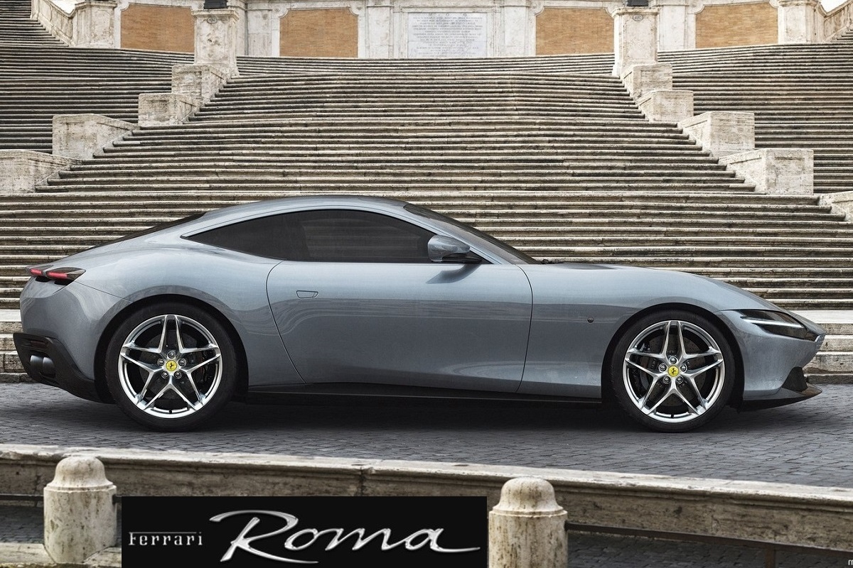 New Ferrari Roma 3.8-liter V8 612 HP