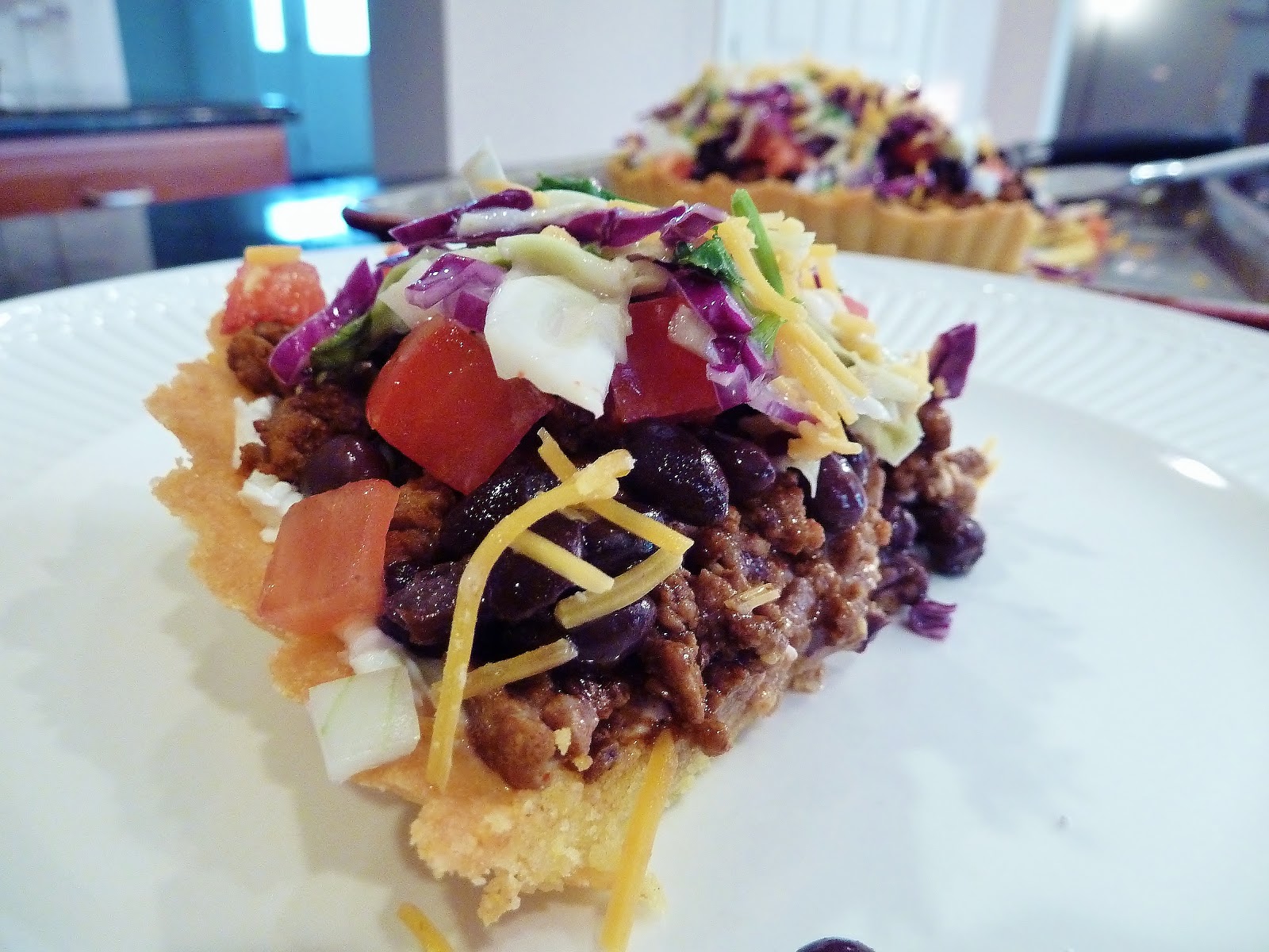 Christine's Kitchen Chronicles: Recipe Swap: 7 Layer Taco Pie with ...