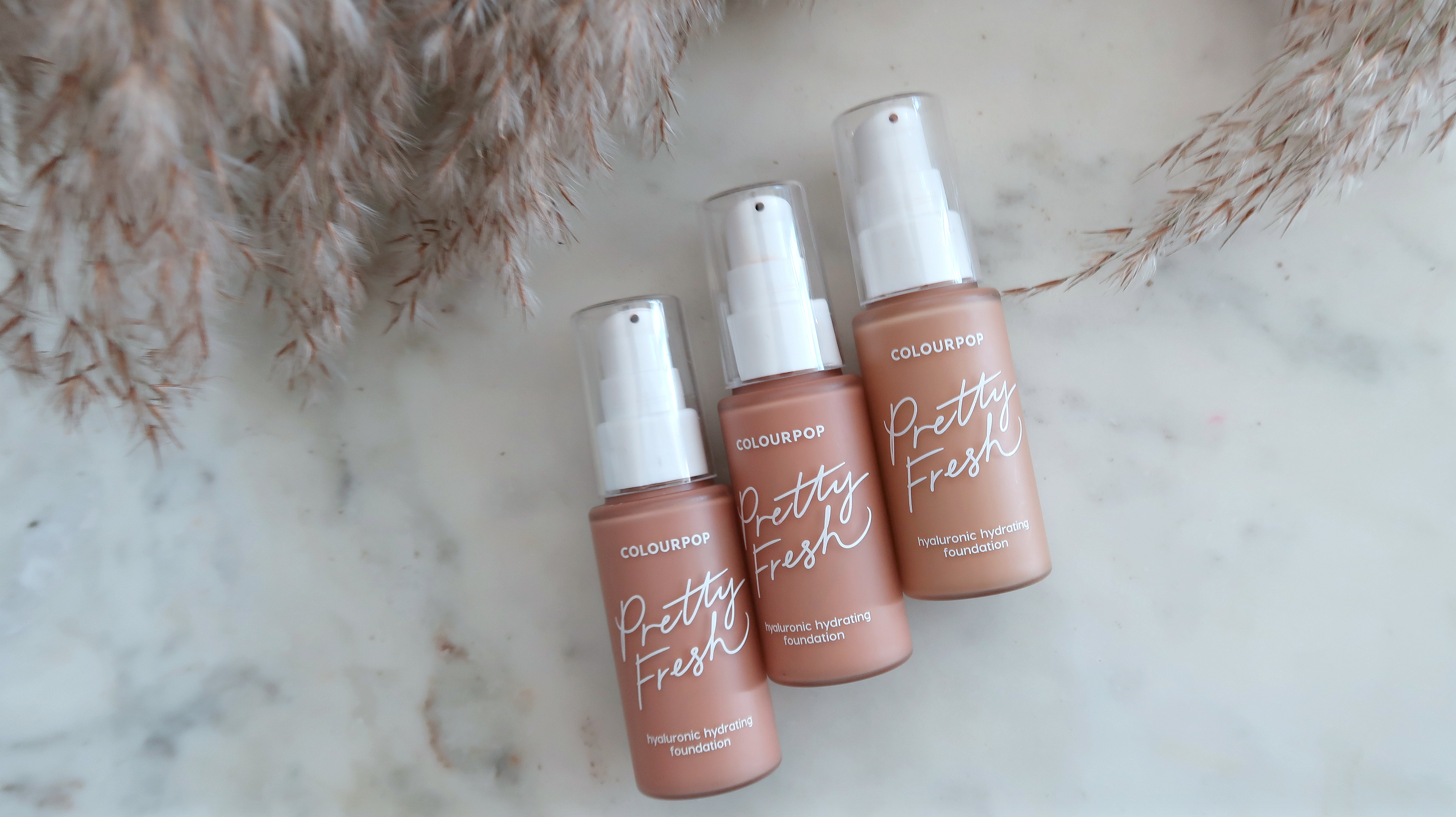 Samantha Jane: Colourpop Pretty Fresh Foundation Swatches