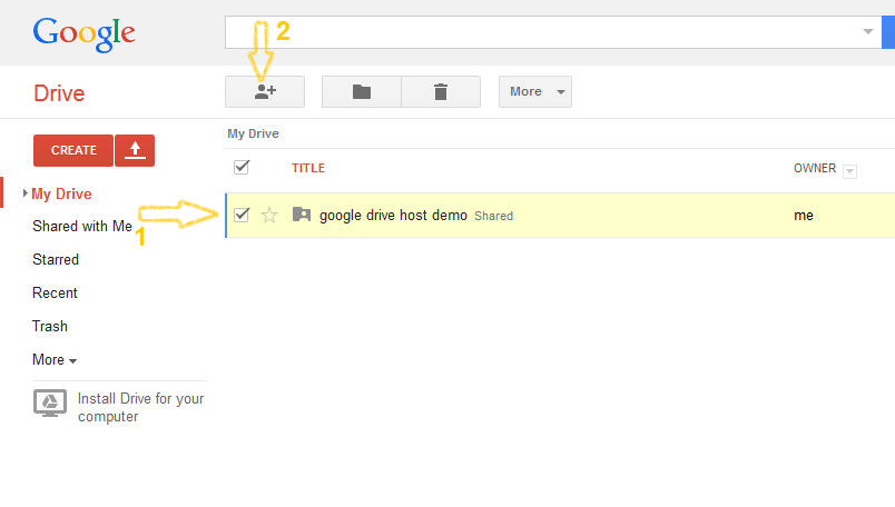 How to upload to google drive and send the link - rasholiday