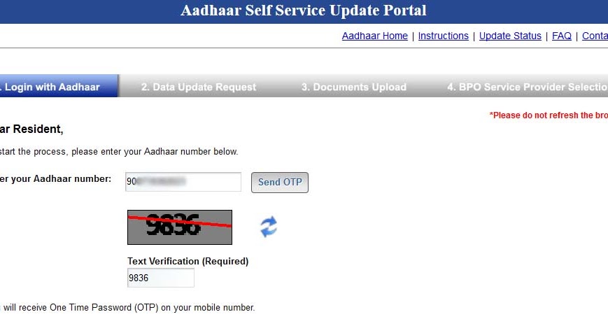 How To Update Mobile Number In Aadhar Aadhaar Card Blog