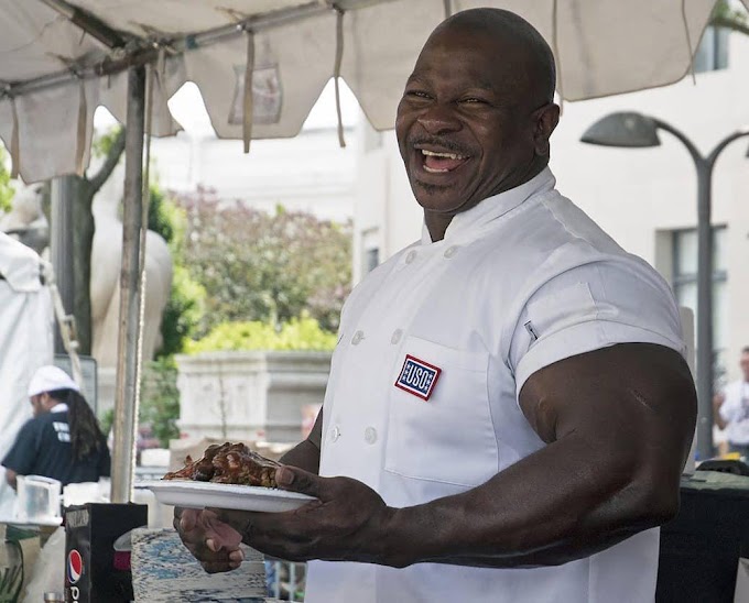 The Most Muscular Chef in the World Is The White House Chef Andre Rush