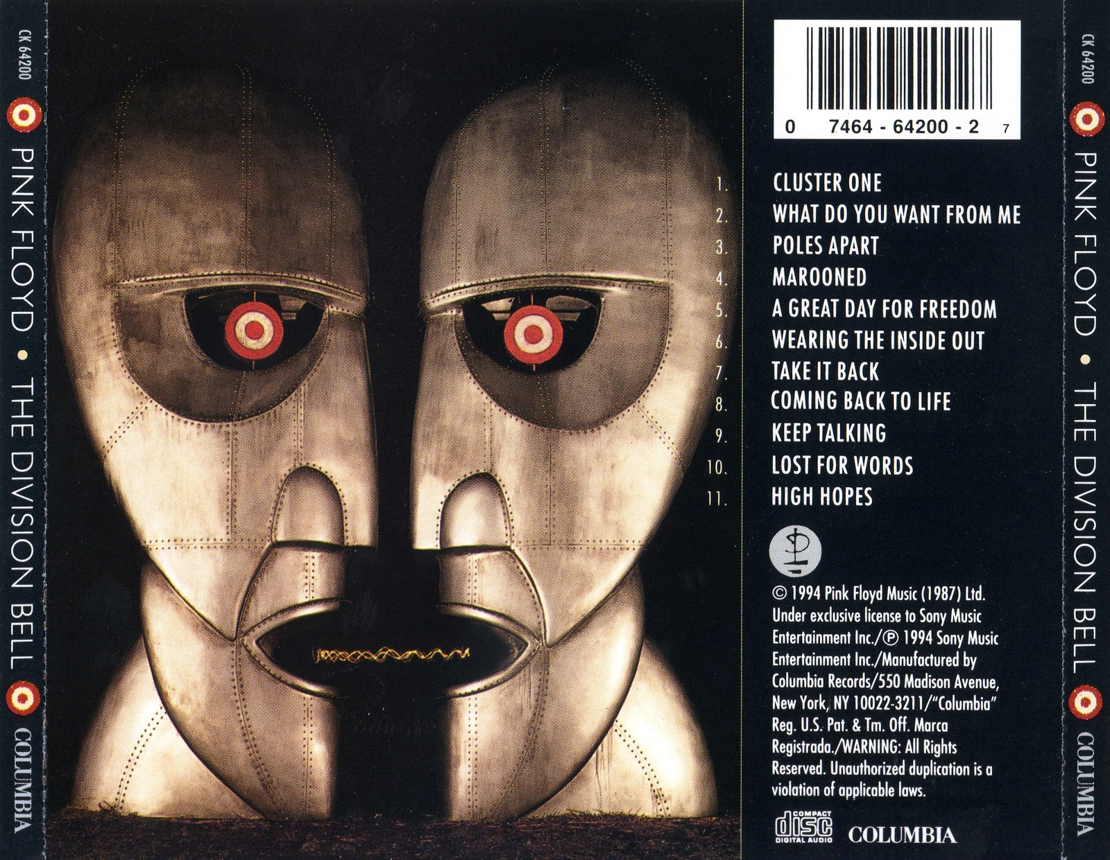 Pink Floyd Ilustrado: The Division Bell - C.D U.S.A