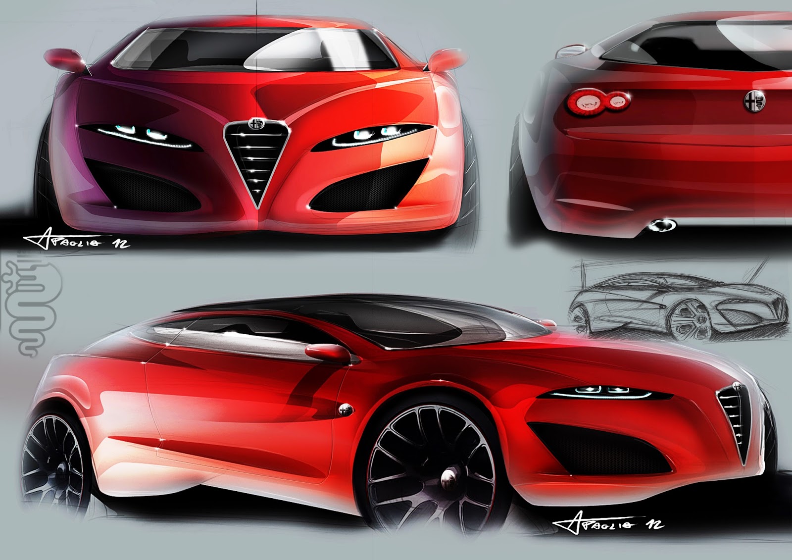 ap design: Alfa Romeo sketch