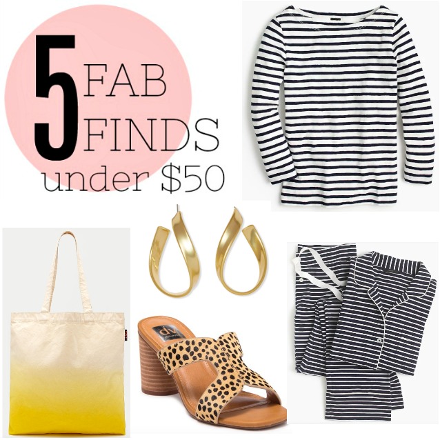 5 Fab Finds Under $50 | Pieces of a Mom
