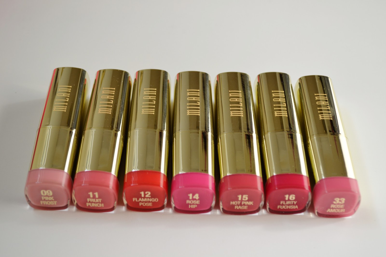 Aquaheart: Milani Cosmetics Color Statement Lipsticks (Pinks and Corals ...