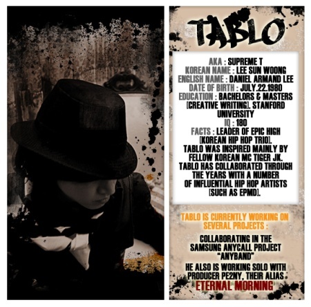 Monchan Worlds: [PROFILE] Tablo