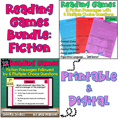 Reviewing Skills with Reading Games! | Crafting Connections