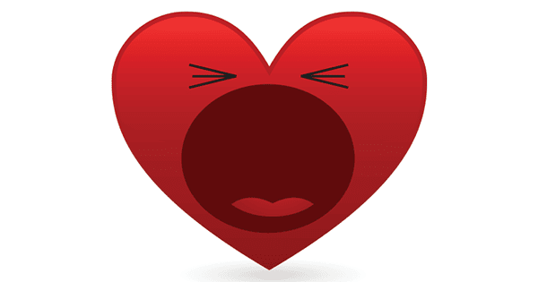 Shouting Heart | Symbols & Emoticons