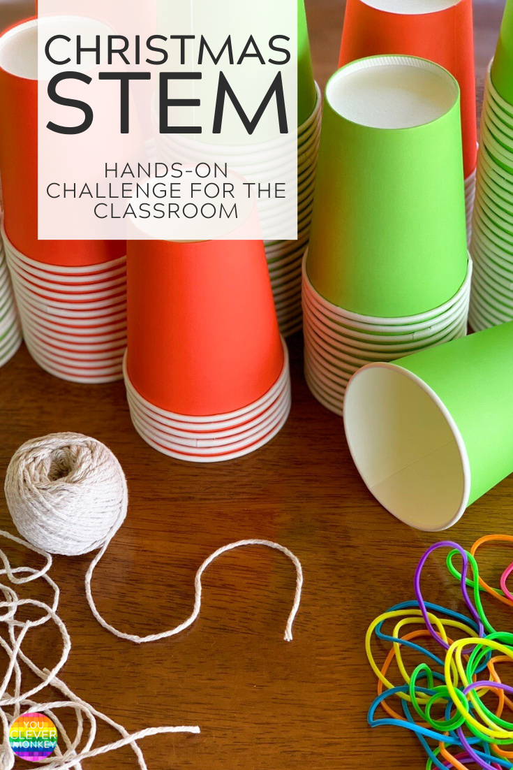 CHRISTMAS TREE STEM CHALLENGE FOR CLASS | you clever monkey