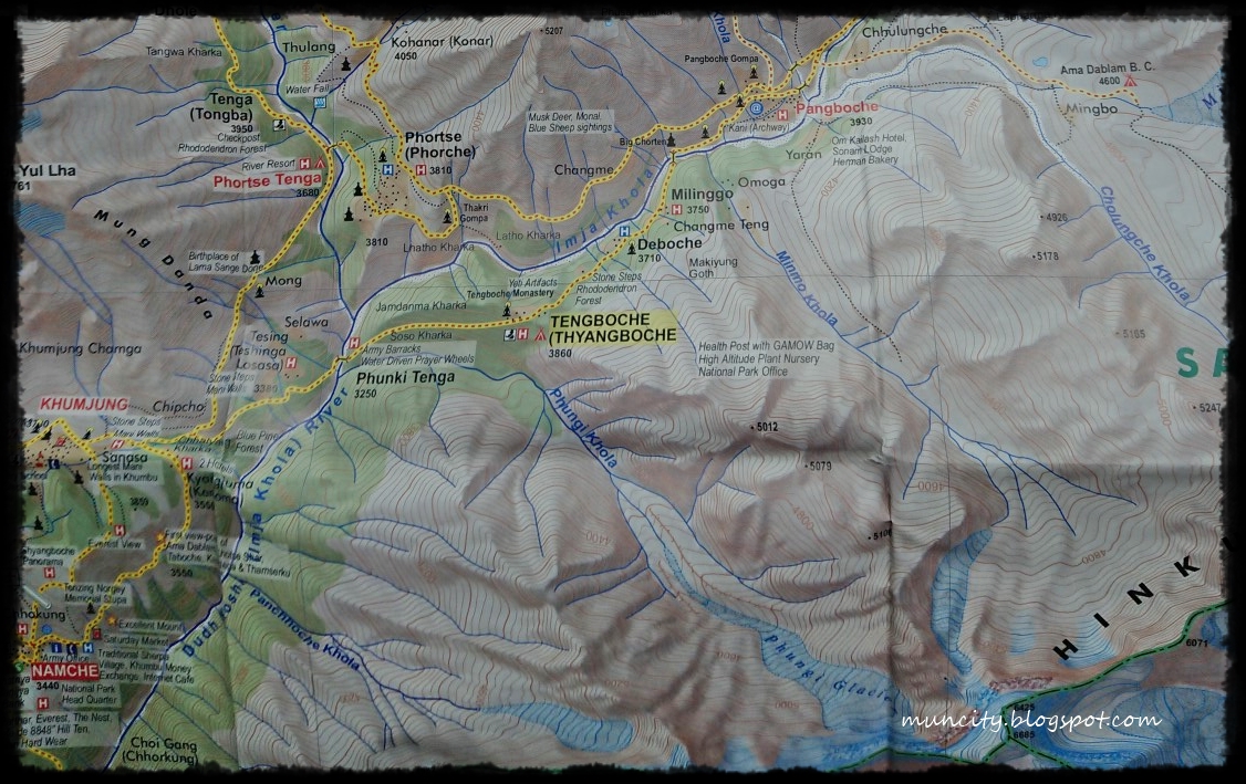 Lalalaland...: Everest Base Camp : Day 4 - Namche Bazaar to Tengboche