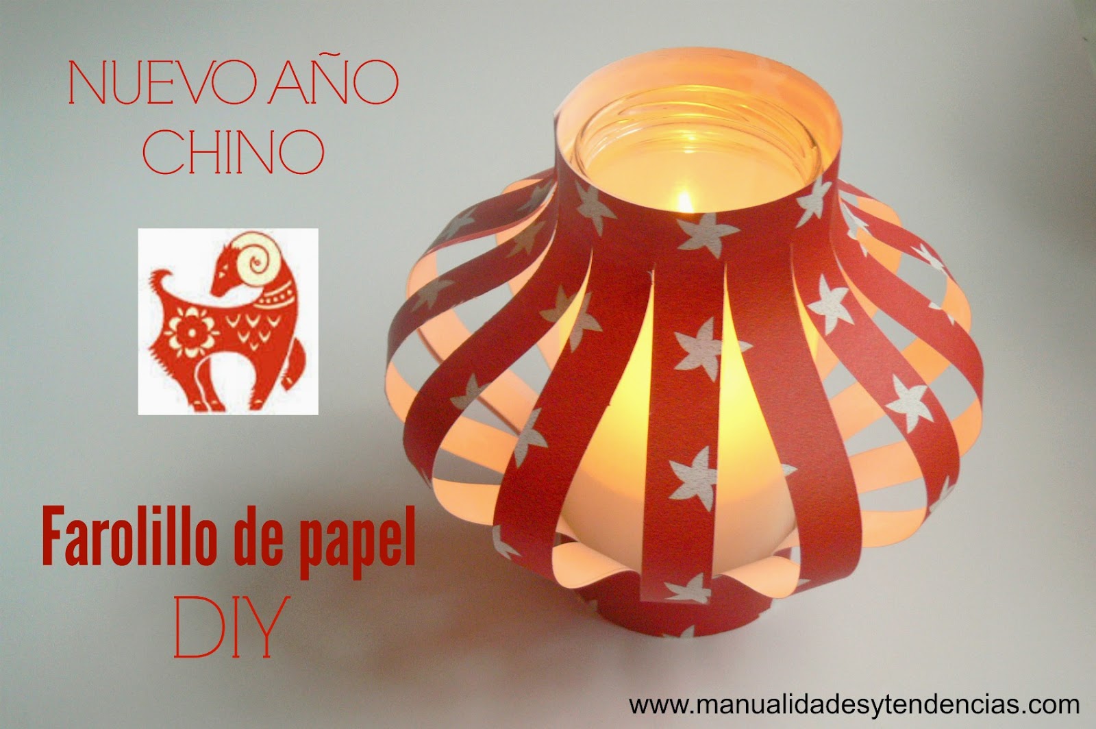 Manualidades y tendencias: Me gusta reciclar: Linterna china de papel ...
