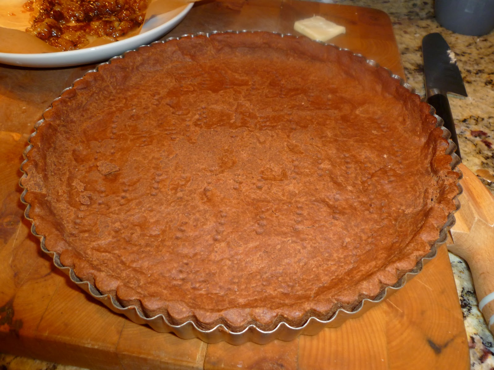 Jora Cooks: FFWD Double Chocolate and Banana Tart