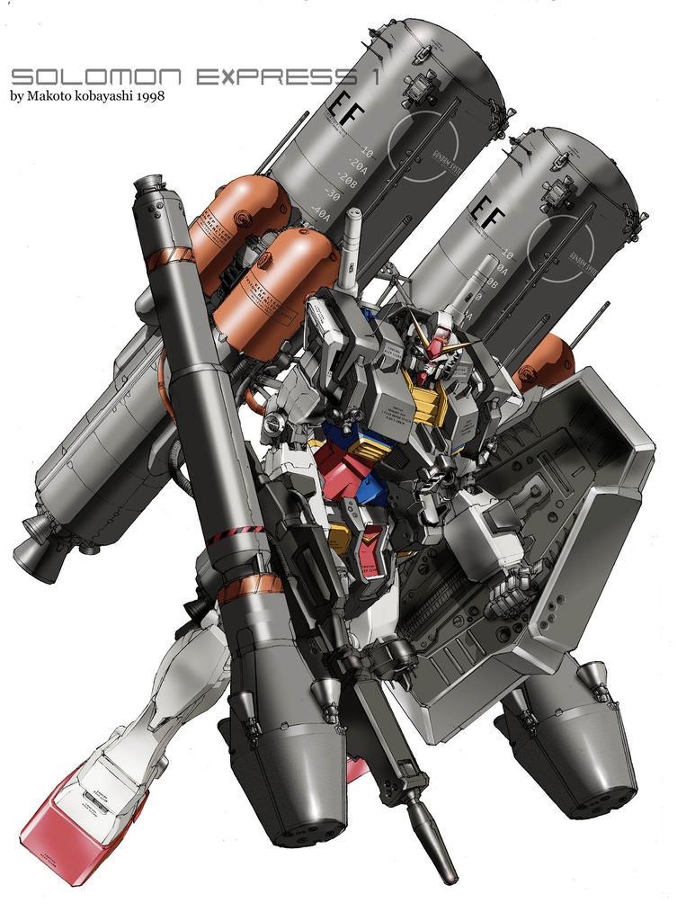 Solomon Express 1 Image Gallery by Makoto Kobayashi - Gundam Kits ...