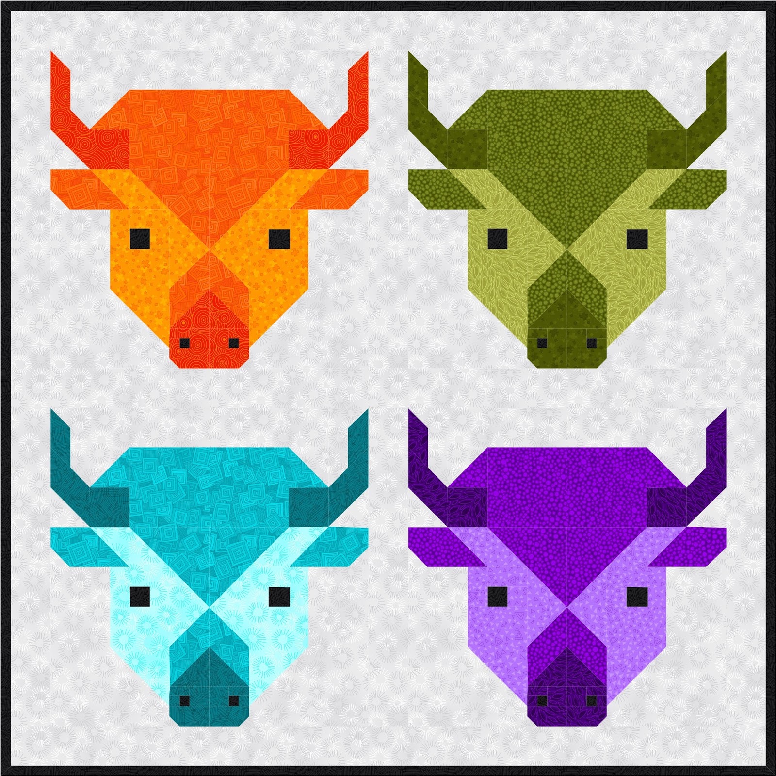 Sew Fresh Quilts: Buffalo or Bison quilt block tutorial