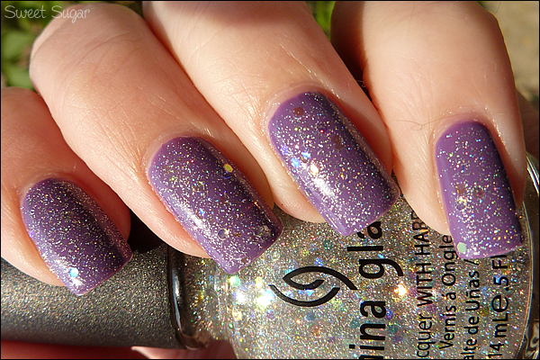 Sugar Nails: China Glaze - Spontaneous & Shooting Stars