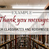 Messages And Sayings: Thank you Message for Classmates and Friends
