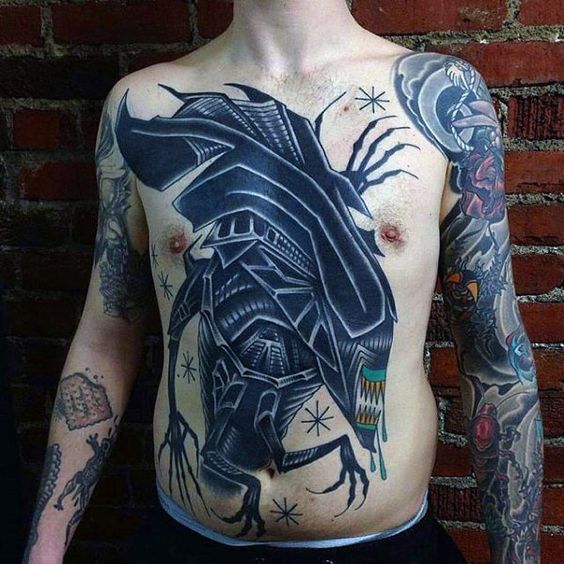 Xenomorph Tattoo Design
