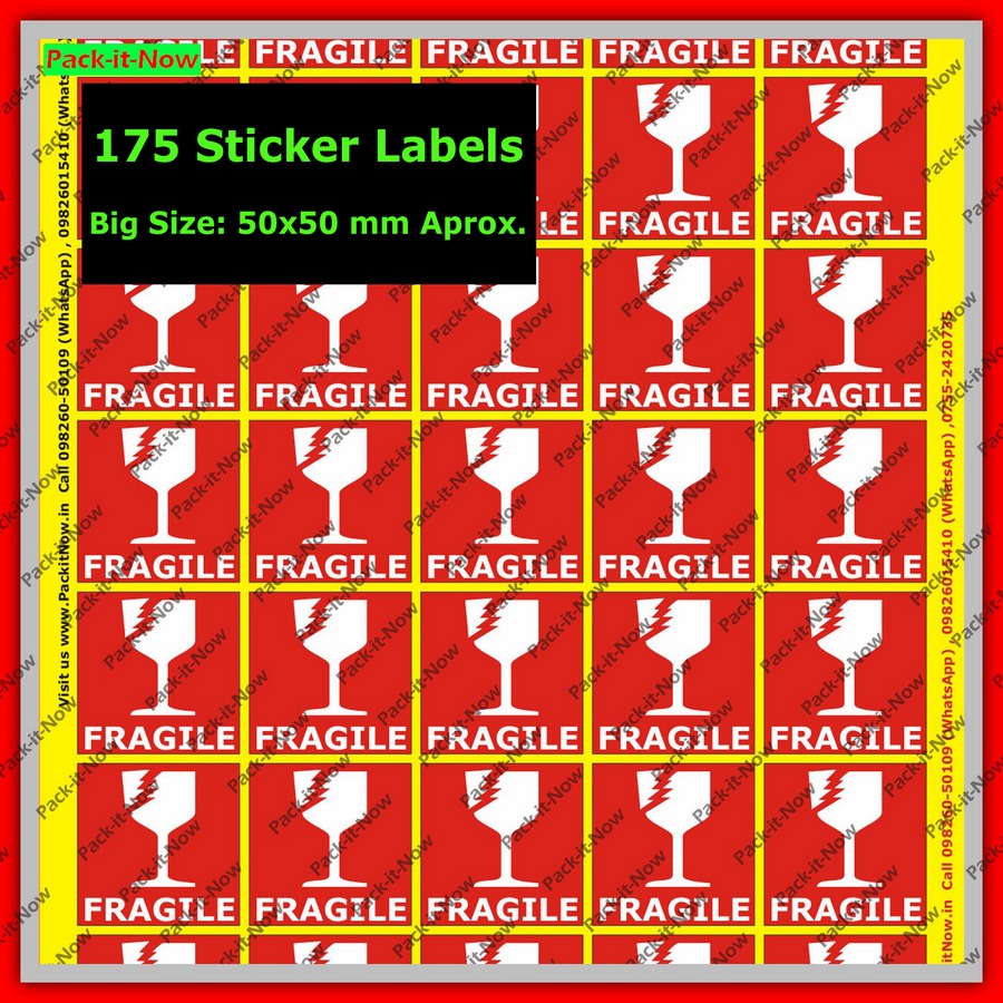 Pack it Now: Sticker labels for Courier,Parcel,Shipping safety instructions