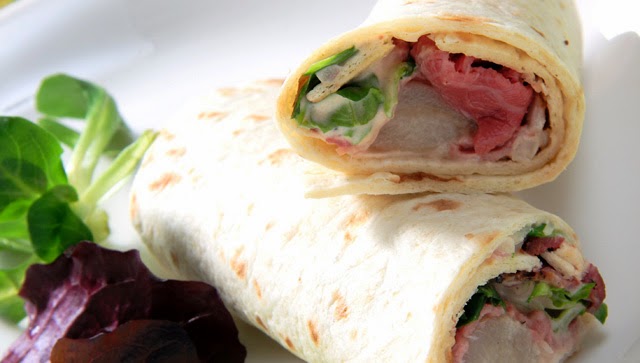 Sabores de USA: Wrap de roastbeef