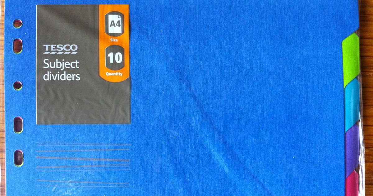 My Life All in One Place: Quick and easy Filofax dividers