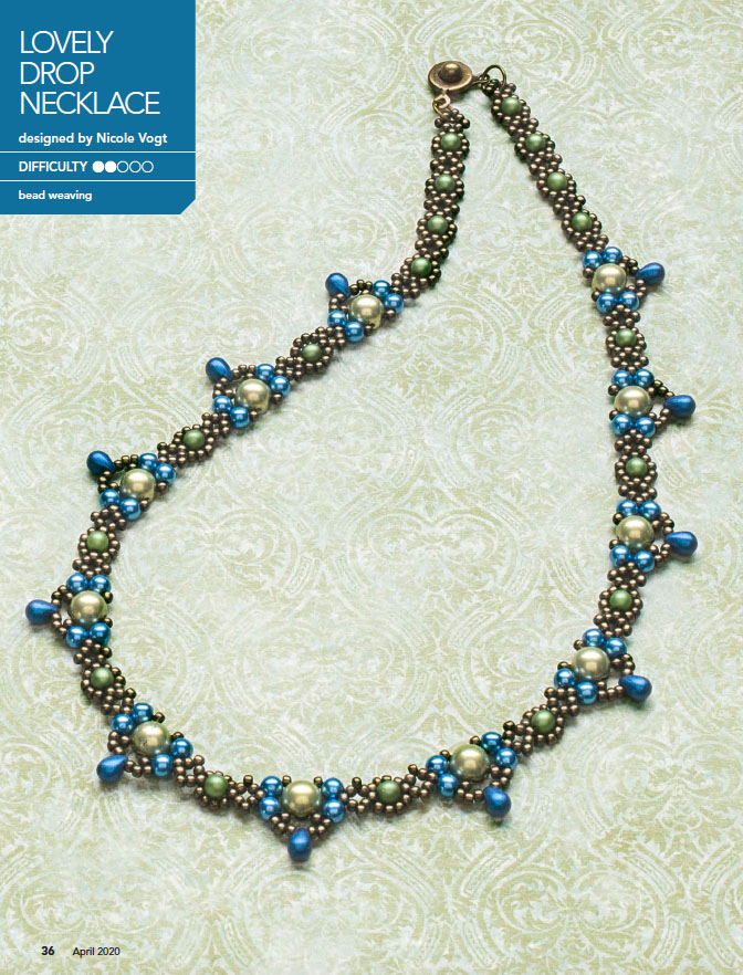 Drei kleine Perlen: Lovely Drop Necklace