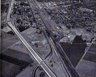 Old US Route 99 through Madera on Gateway Drive