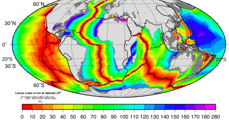Earth Learning Idea: Which is the fastest spreading ocean?
