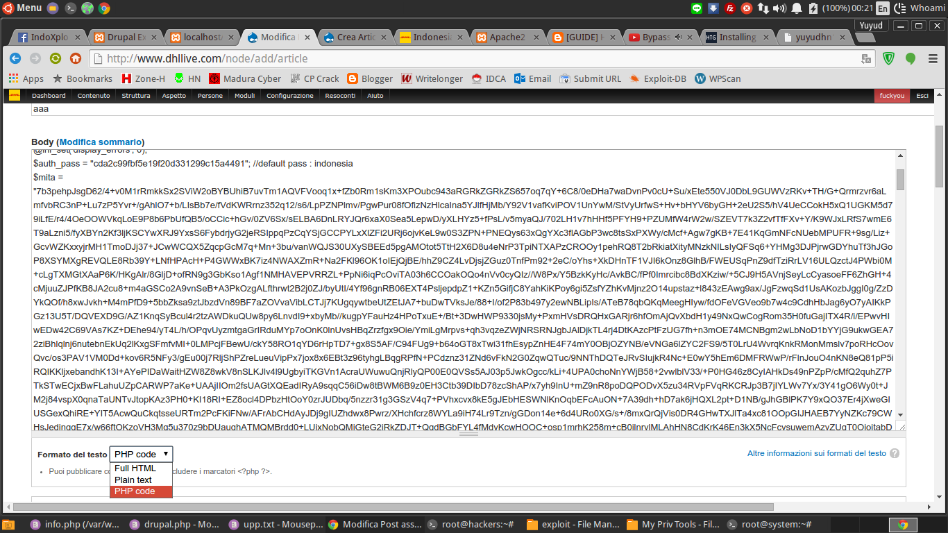Exploit Drupal Core 7x Auto Sql Injection Dan Upload Shell