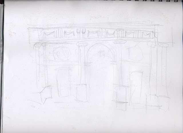 The Theatrical Designs of Gary Benson: Tartuffe--Scene Design