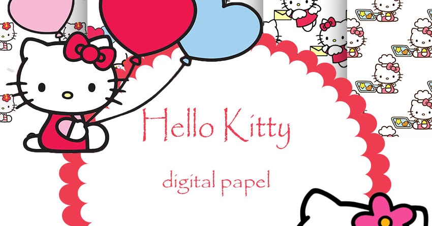Kit digital Hello Kitty Freebie - Fazendo a festa do Bebê