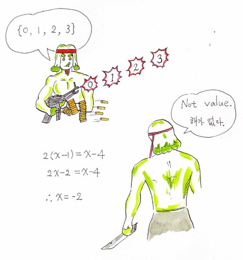 Picasso Math (Math exorcist): Fire machine gun blindly Math