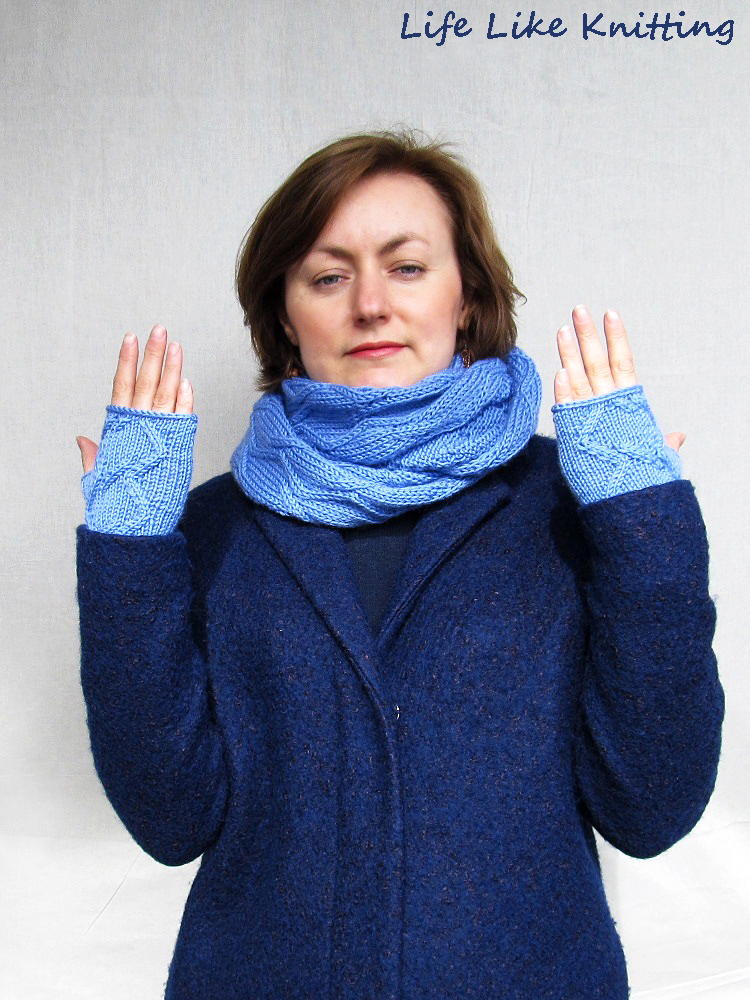 Life Like Knitting Workshop: Снуд та мітенки з колекції Ромби / Snood ...