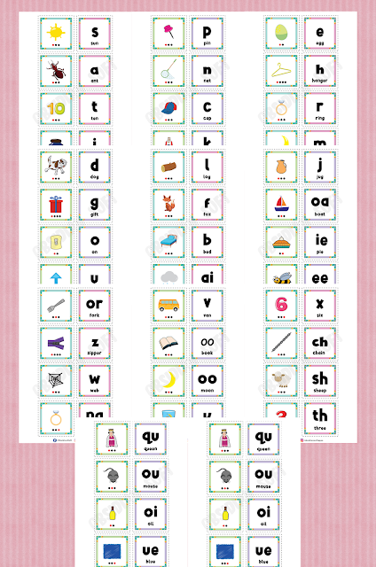 Jolly Phonics Flash Cards