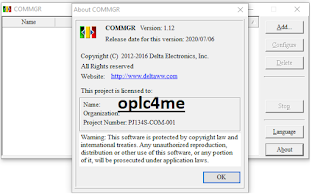COMMGR V1.12 Delta FULL (Real 100%) Delta communication Manager ~ oplc4me